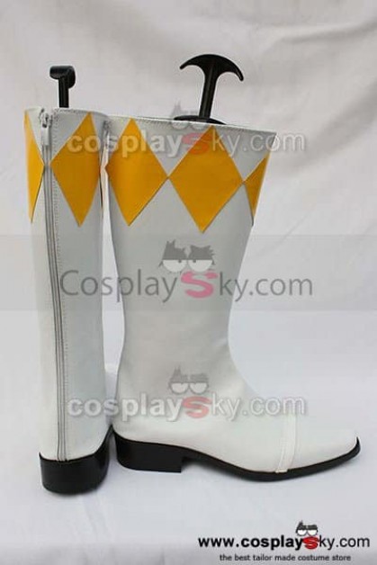 Mighty Morphin Power Rangers Boy Tiger Ranger Cosplay Boots Shoes ...