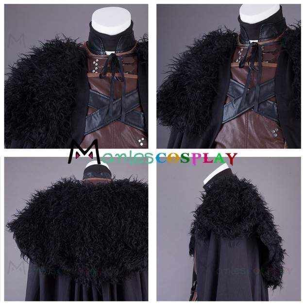 Jon Snow Uniform For Game of Thrones Cosplay