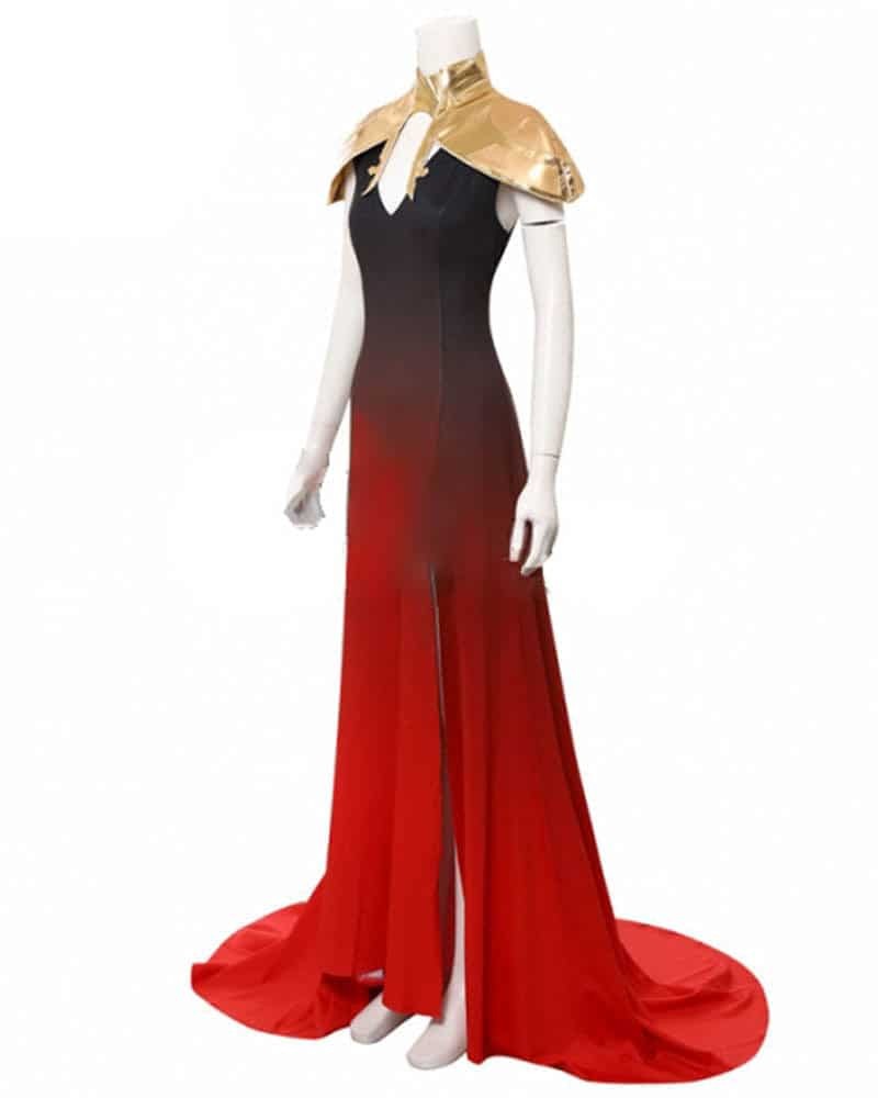 Castlevania Carmilla Costume Red Dress | Game Castlevania Costumes ...