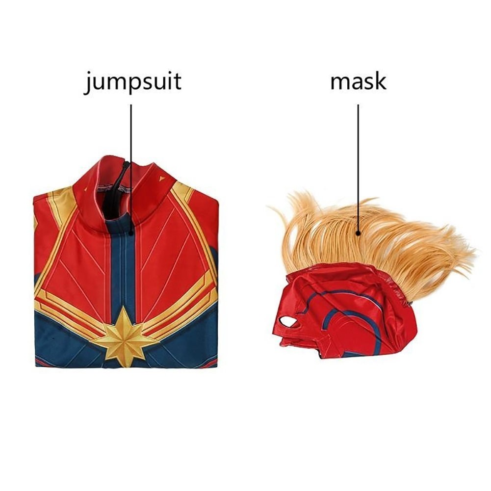 Cosplay Costume From Captain Marvel Ms Marvel Carol Danvers