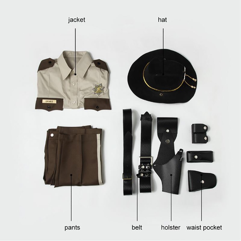 Cosplay Costume From The Walking Dead Rick Grimes