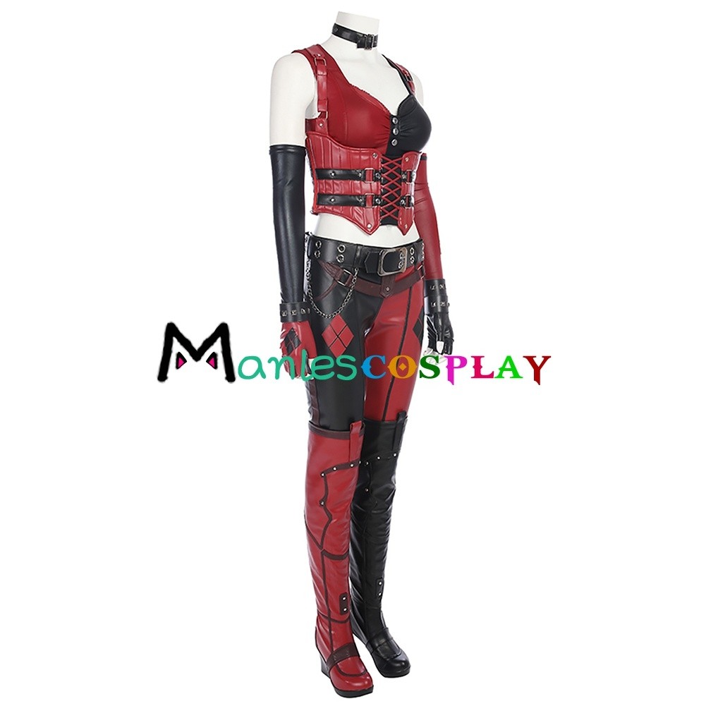 Harley Quinn New Uniform Costume For Batman Arkham Knight Cosplay