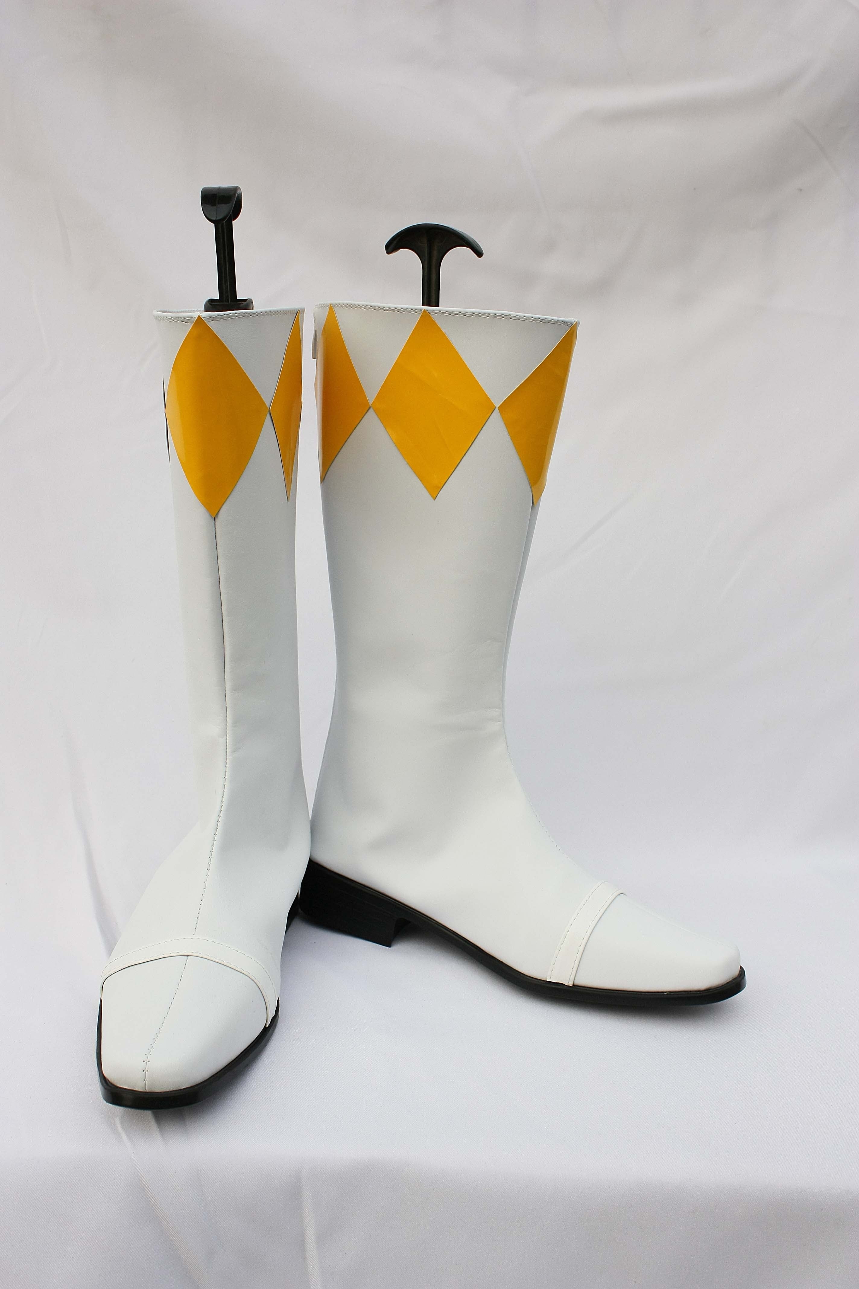 Mighty Morphin Power Rangers Boy Tiger Ranger Cosplay Boots Shoes ...