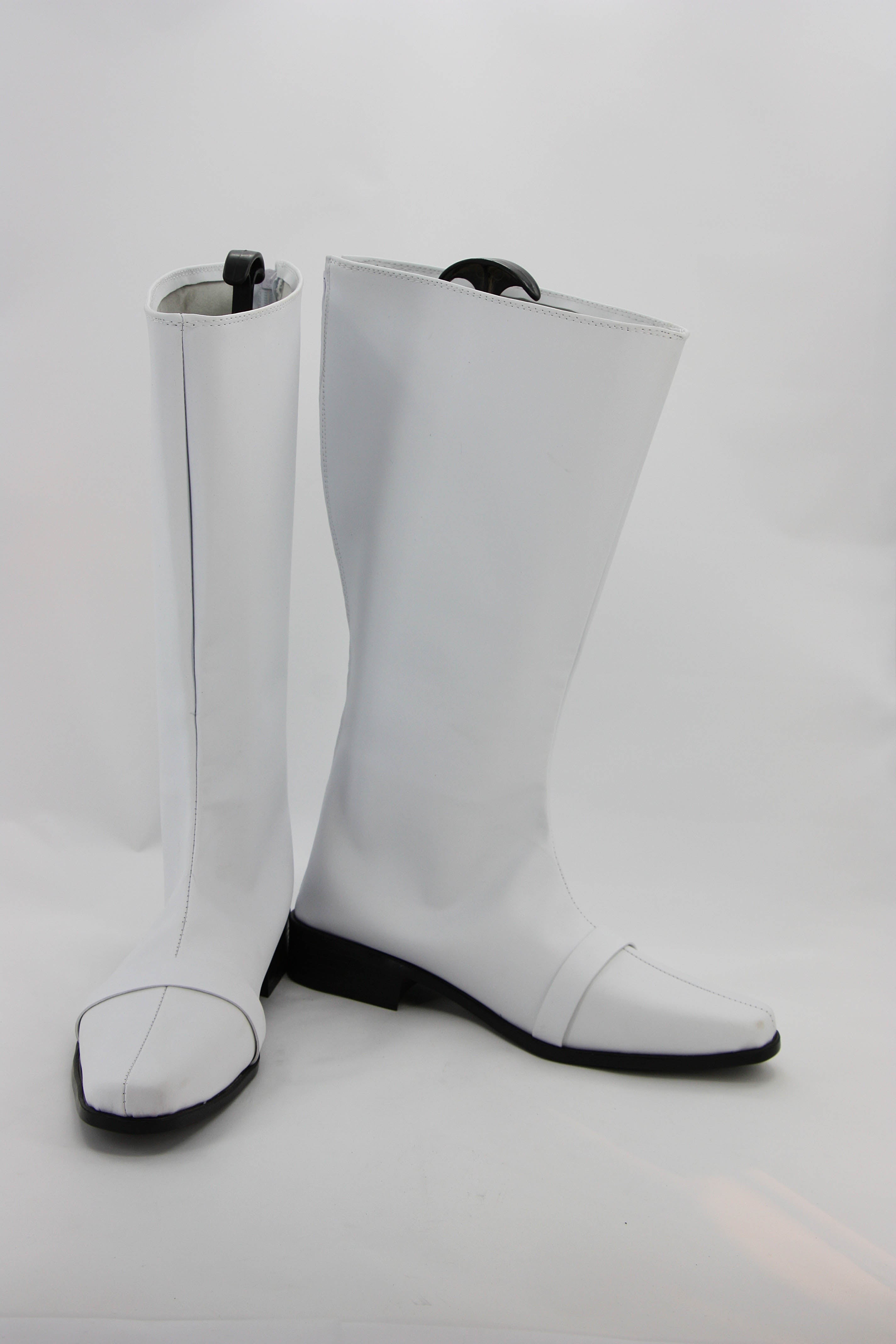 Power Ranger Shoes Boots Custom Made White | TV Show Cosplay Costumes ...