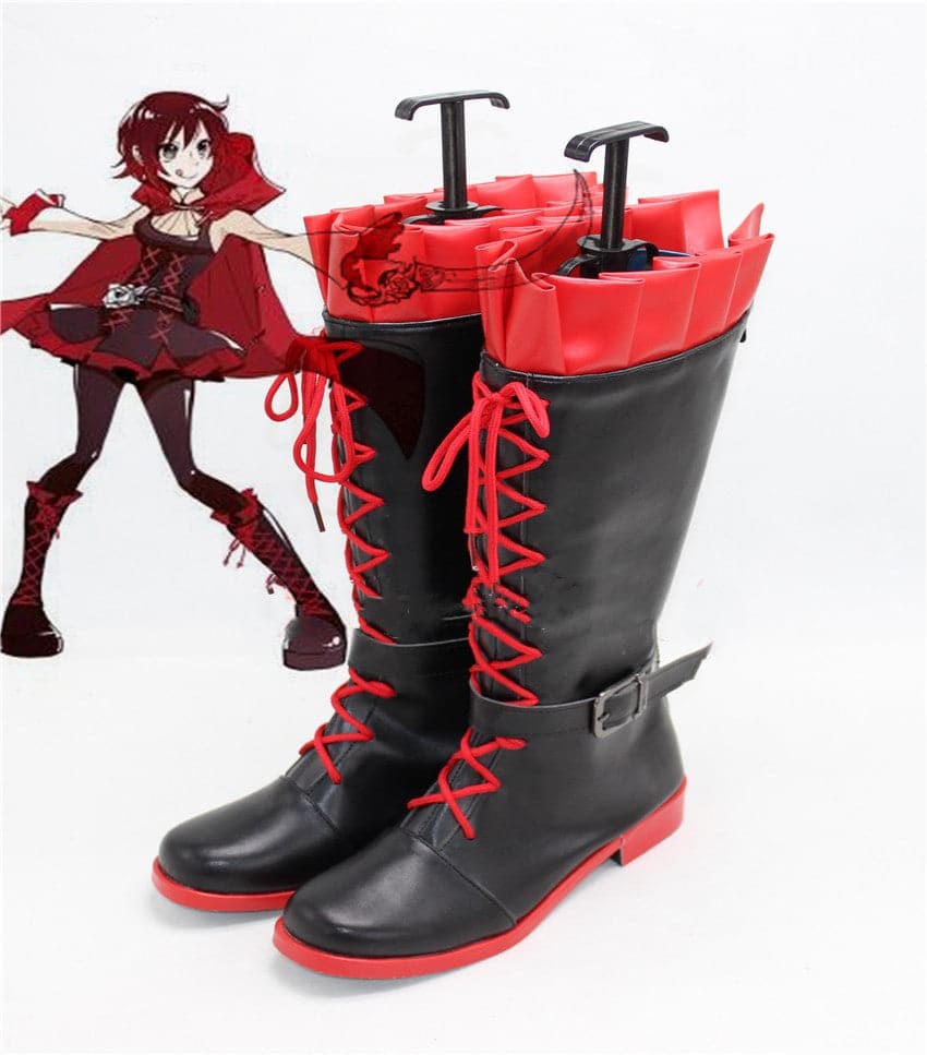 rwby red trailer ruby cosplay boots shoes | Others Shoes | Manles Cosplay