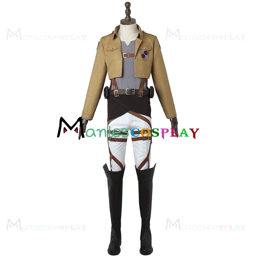 Stationed Corps Costume For Attack On Titan Cosplay With Armor Guard