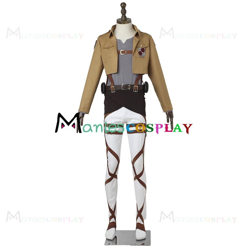 Stationed Corps Costume For Attack On Titan Cosplay With Armor Guard