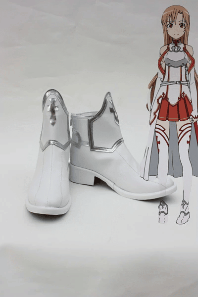 Sword Art Online Asuna Cosplay Shoes Boots Custom Made | Sword Art ...